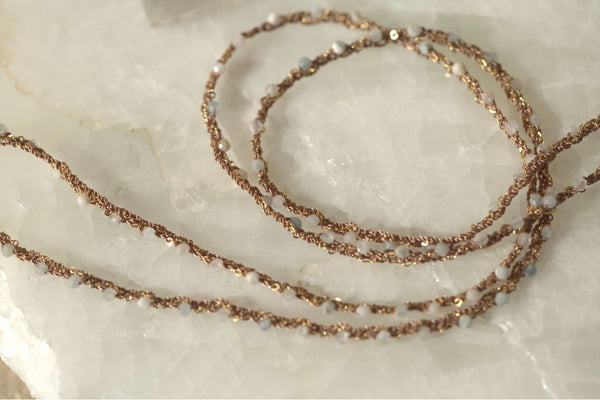 Aqua Marine Chain Wrap Around - by Musti