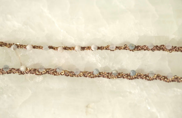 Aqua Marine Chain Wrap Around - by Musti