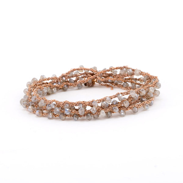 Labradorite Chain Wrap Around - by Musti