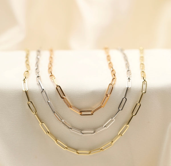 Classic Paperclip Chain Necklace - by Musti