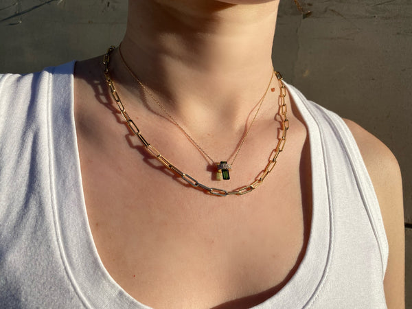 Classic Paperclip Chain Necklace - by Musti